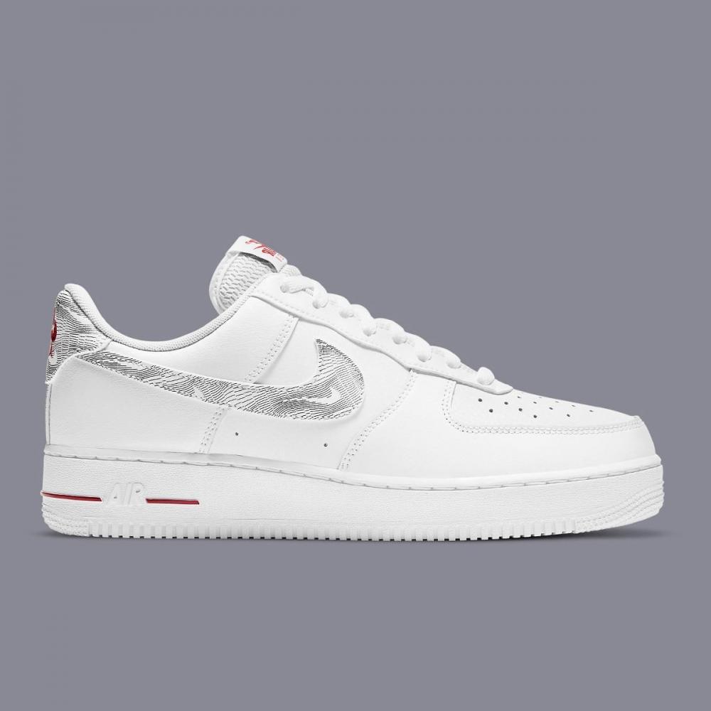 Giày Nike AIR FORCE 1 TOPO RED - DH3941 100 | King Shoes sneaker real HCM